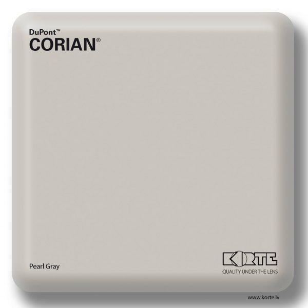 Corian-Pearl-Gray - Korte.LV